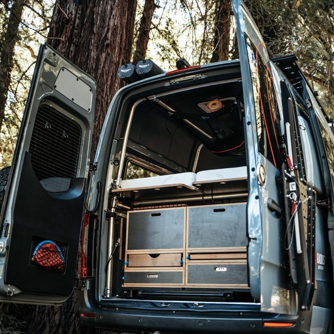 Cargo Van Folding Bed Frame - RADIUS OUTFITTERS