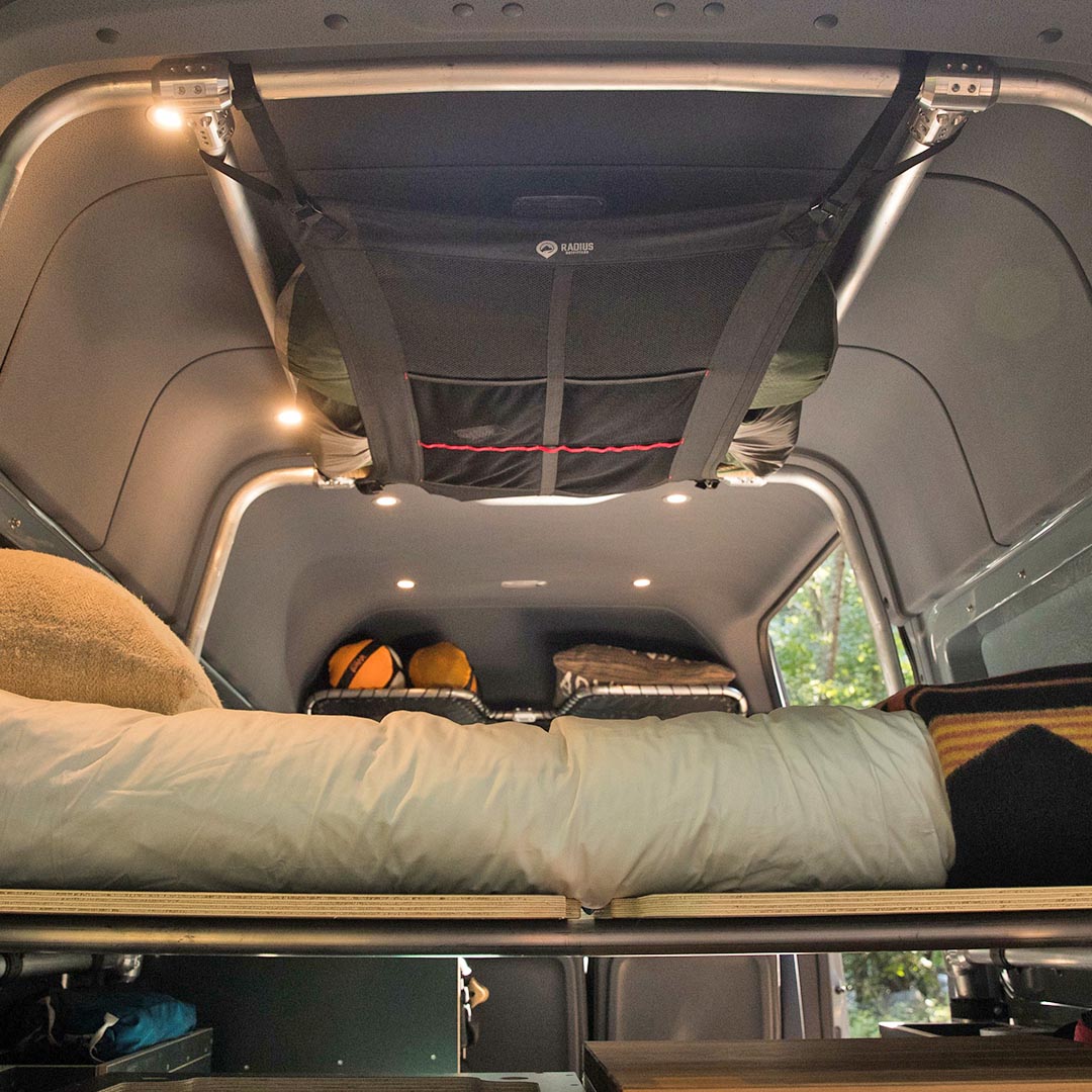 Van Folding Bed Storage Loft - RADIUS OUTFITTERS